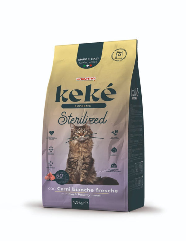 keke Dry food supreme for sterilized cat 10kg – Dogzone