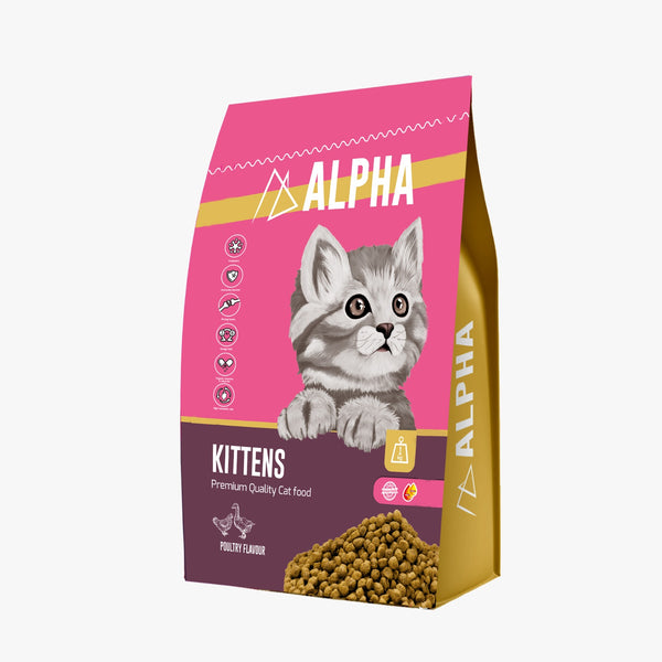 Alpha dry food for kittens cat 1k – Dogzone